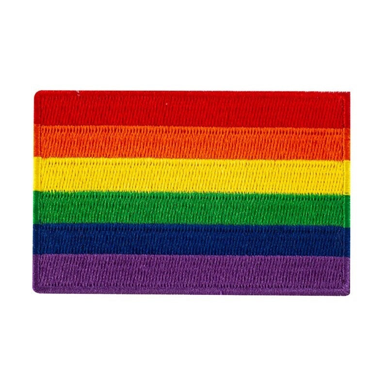 Rainbow Flag Gay Pride Flag Iron On Patch – Minimum Mouse