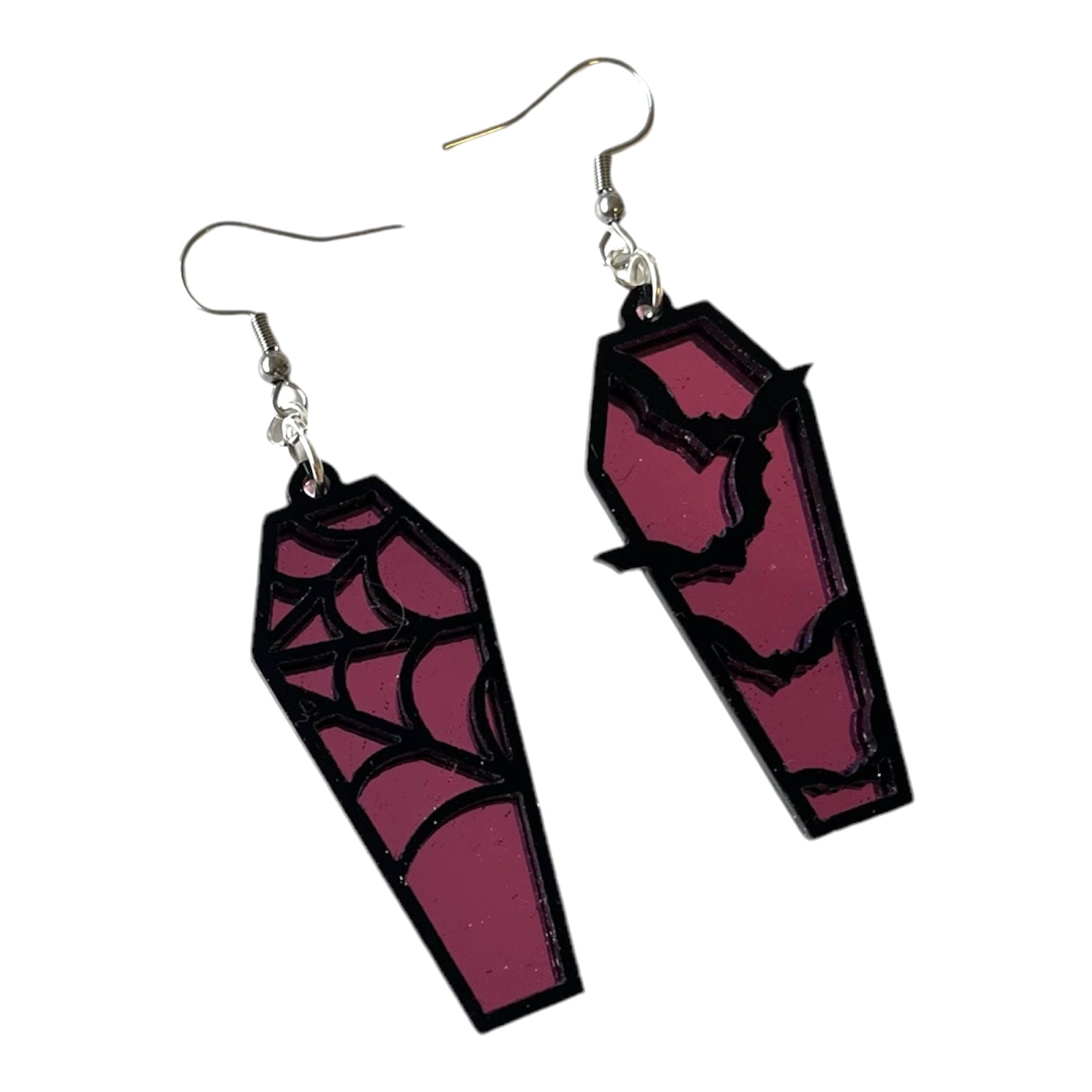 Retro Rocket Earrings Dangle/Drop Plastic Kitsch Quirky Kawaii Geek ...