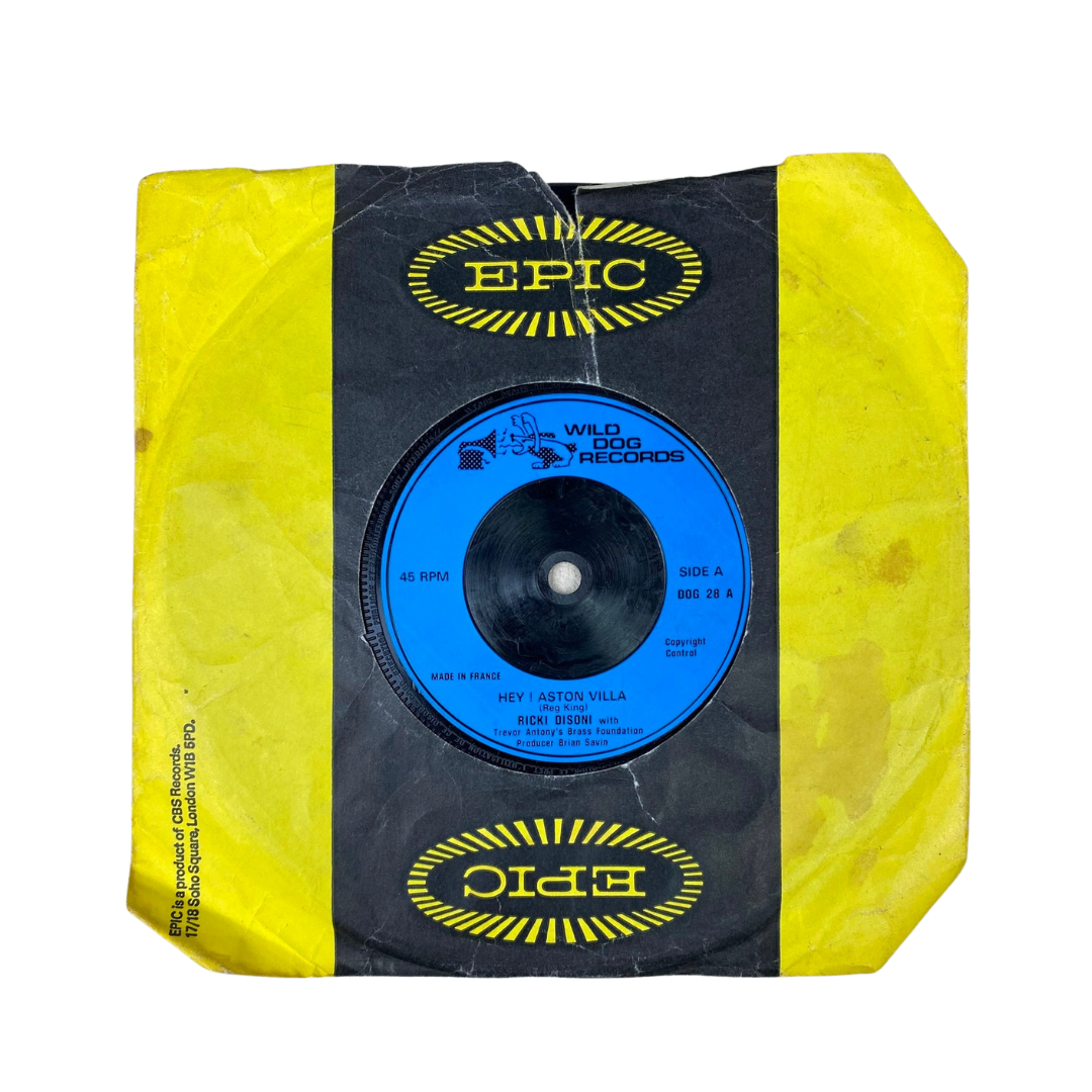 Ricki Disoni - Hey! Aston Villa Vintage Vinyl 7" Single – Minimum Mouse