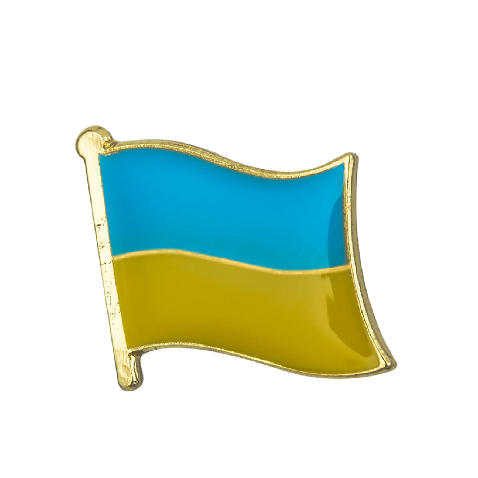 Ukraine Flag Lapel Pin Badge – Minimum Mouse