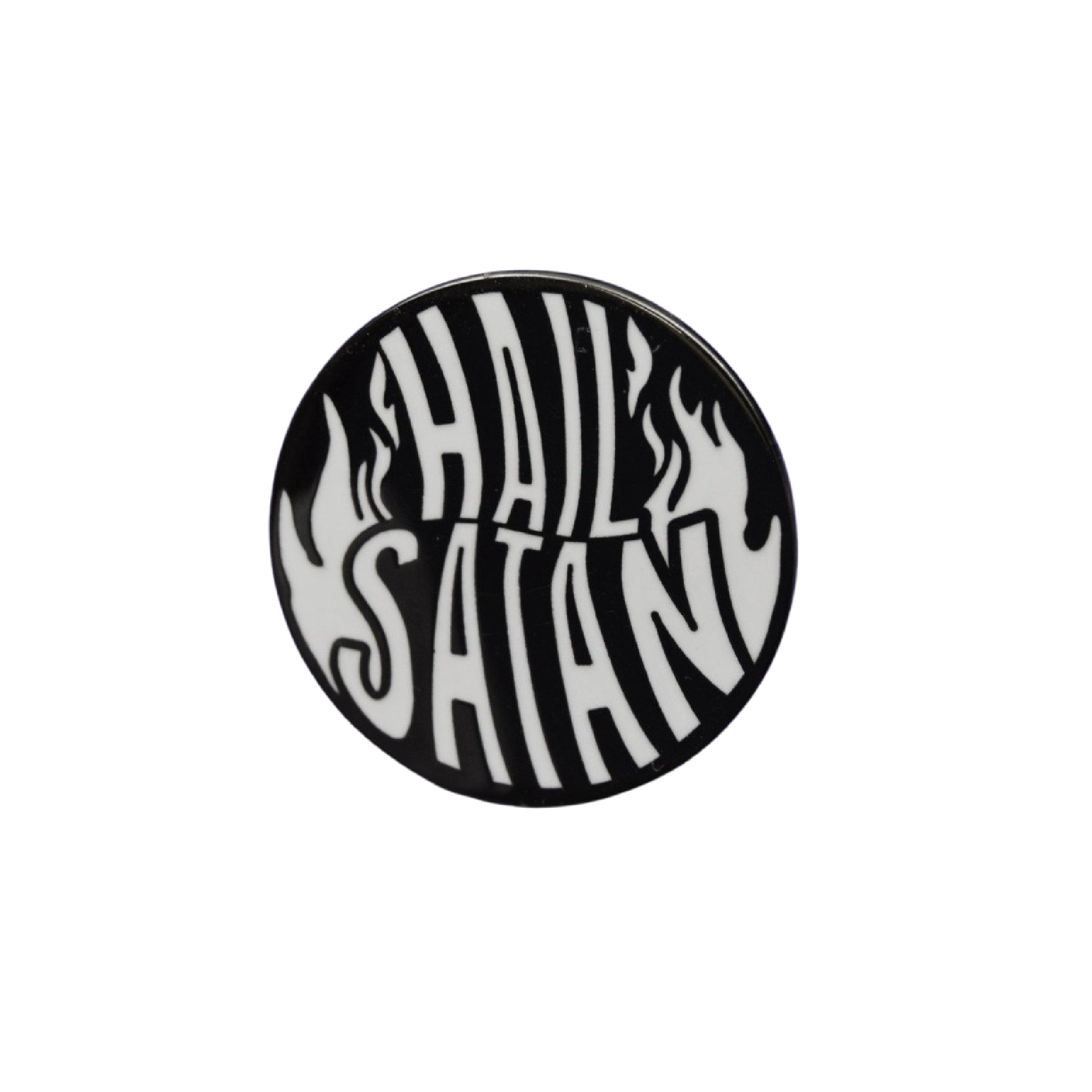 Hail Satan Enamel Lapel Pin Badge – Minimum Mouse