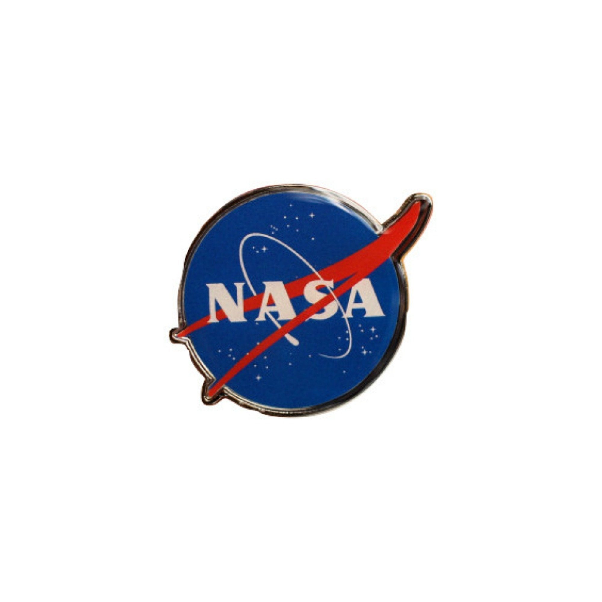 NASA Retro Logo Enamel Lapel Pin Badge Brooch 90s Space Geek Geeky ...
