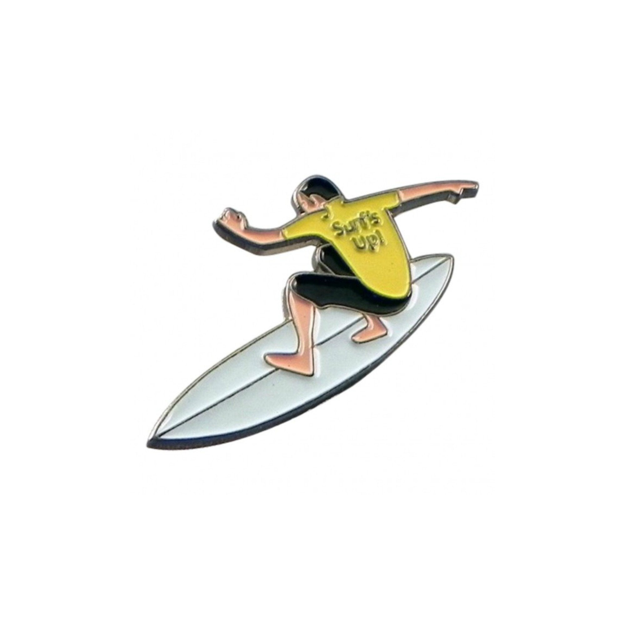 Surfer Enamel Lapel Pin Badge/Brooch Surf Board Surfing BNWT/NEW ...