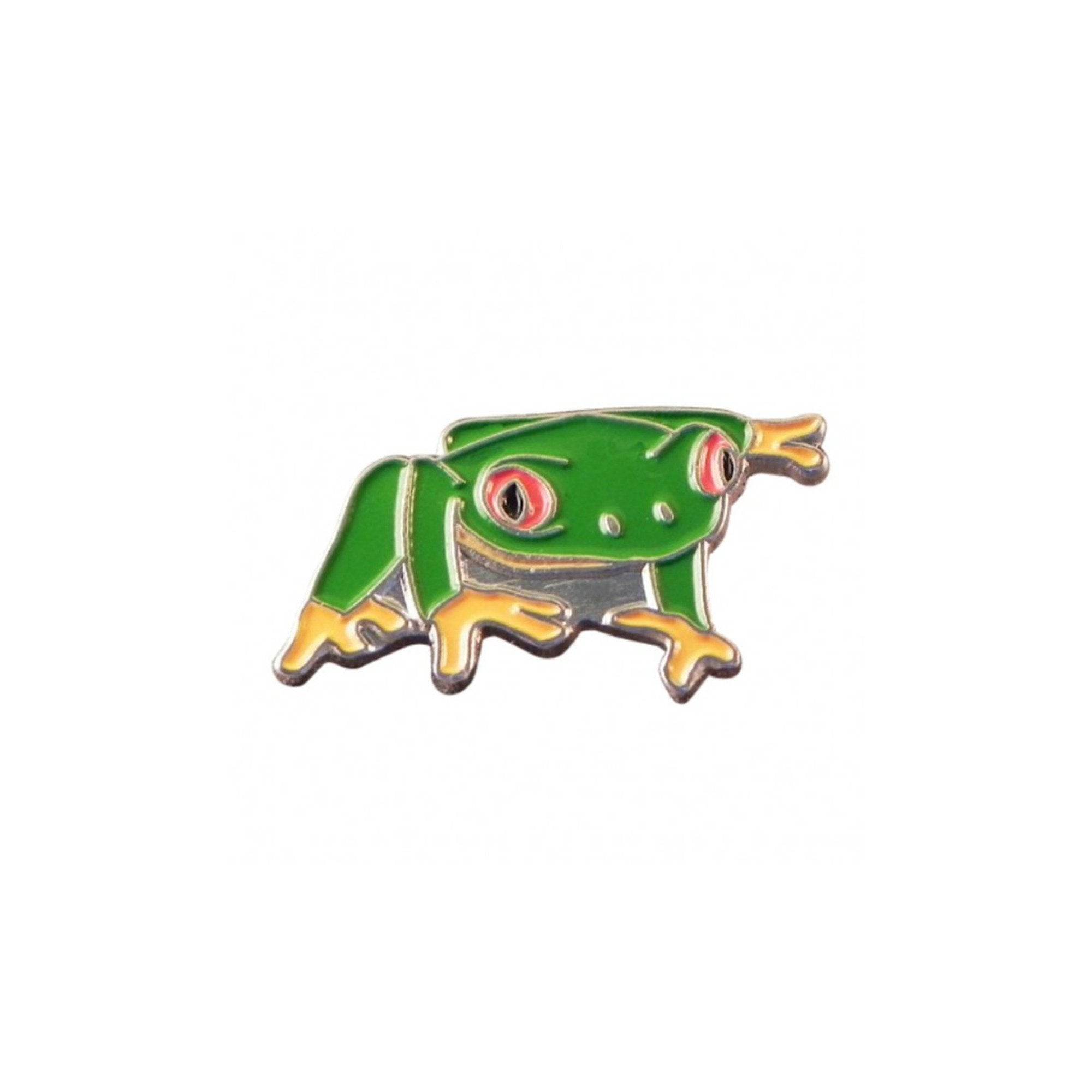 Red Eyed Tree Frog Enamel Lapel Pin Badge/Brooch Cute Conservation WWF ...