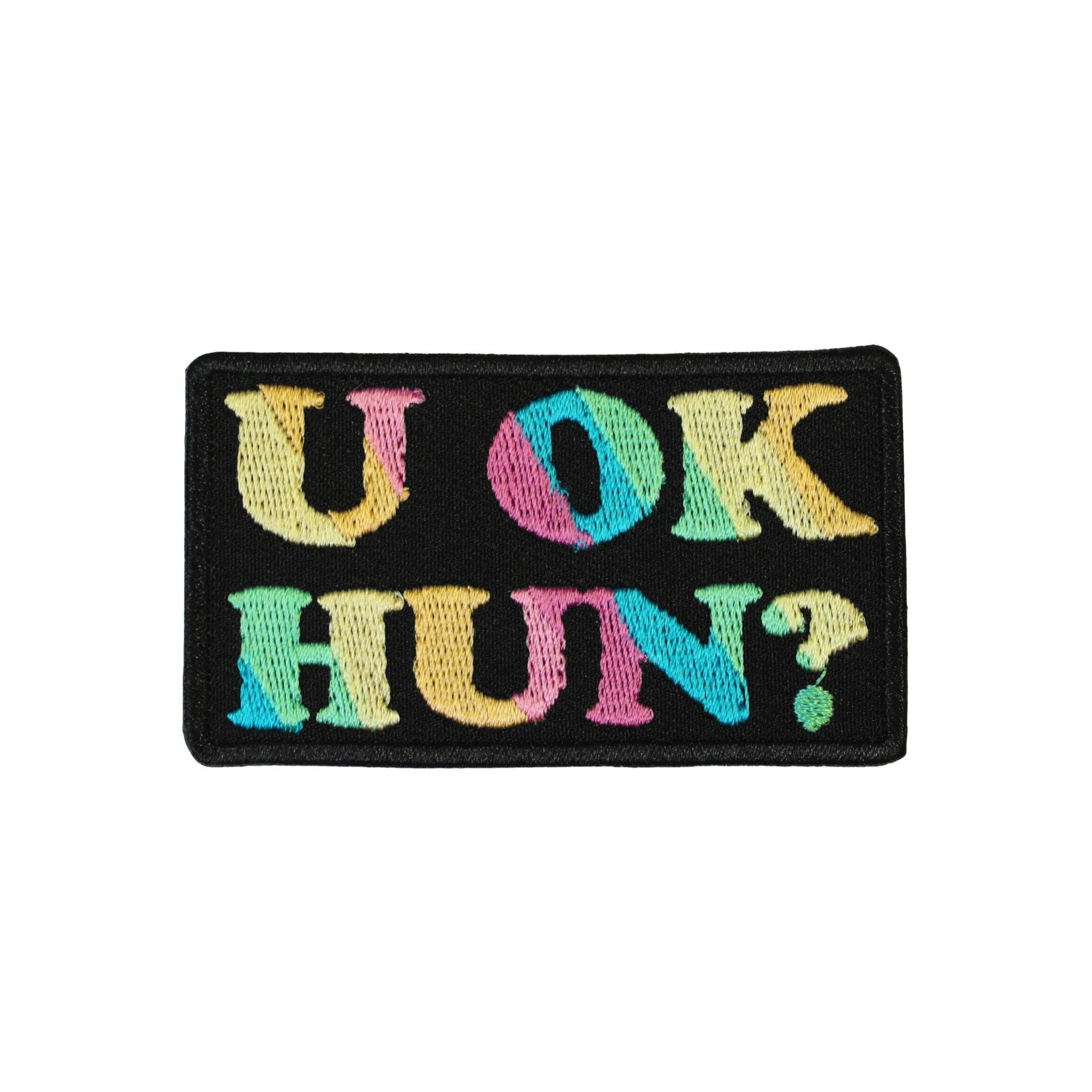 U OK Hun? Iron On Patch Funny Meme Slogan Gift Clothing Transfer ...